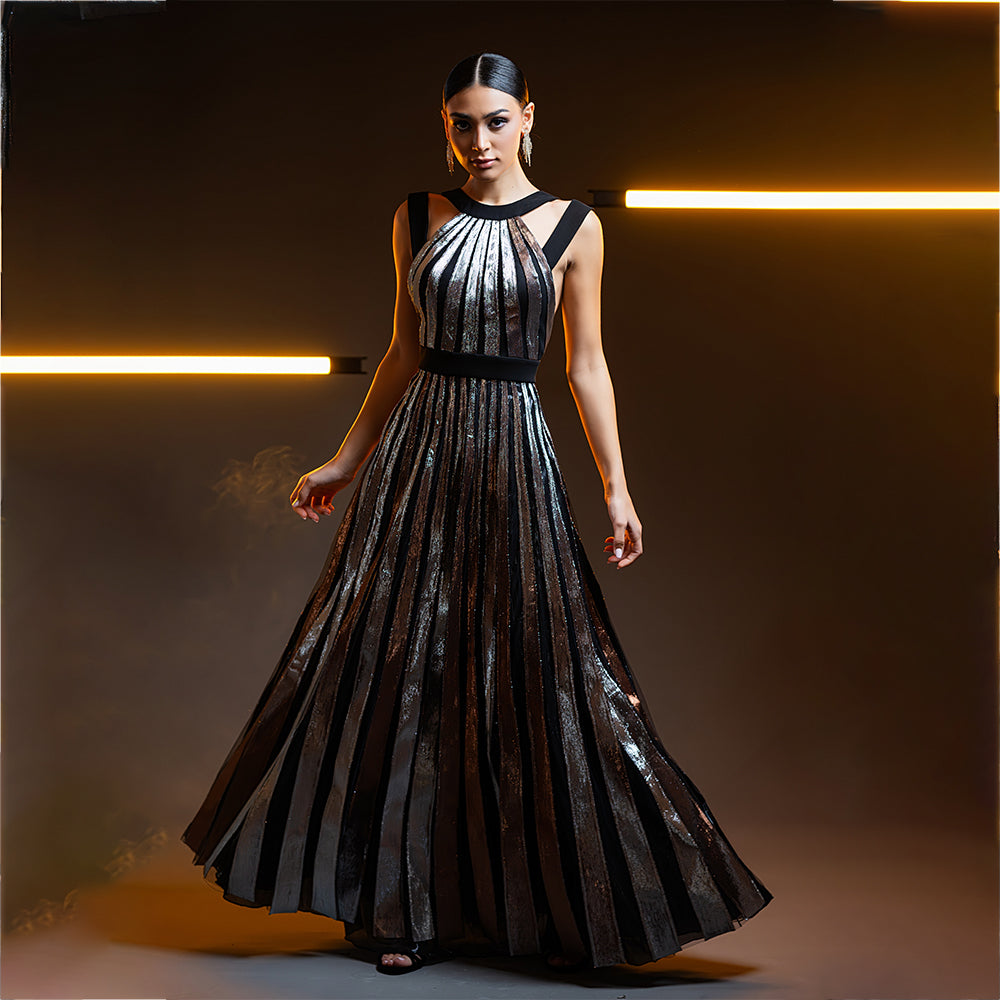 Rays Dress – Embrace Women’s Fashion with The Luxe Maison